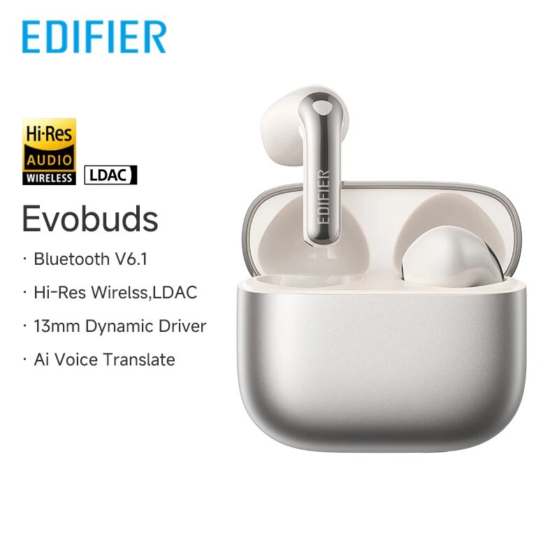 Беспроводные наушники Edifier Evobuds True Wireless с шумоподавлением