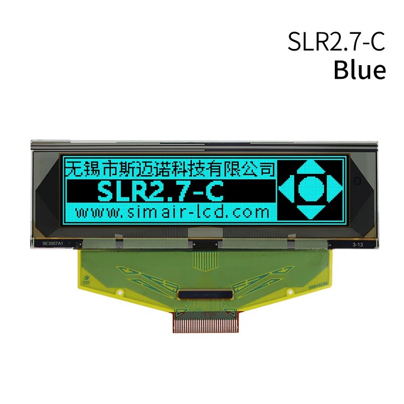 Simair 2,7-дюймовый синий OLED-экран 256x64