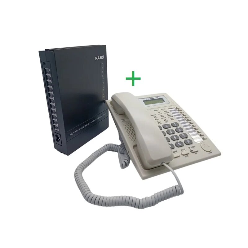 Vtelecom Гибридная АТС MK308 (3x8) с телефоном PH201