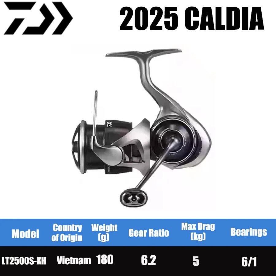 Daiwa 2025 CALDIA LT безынерционная катушка для спиннинга
