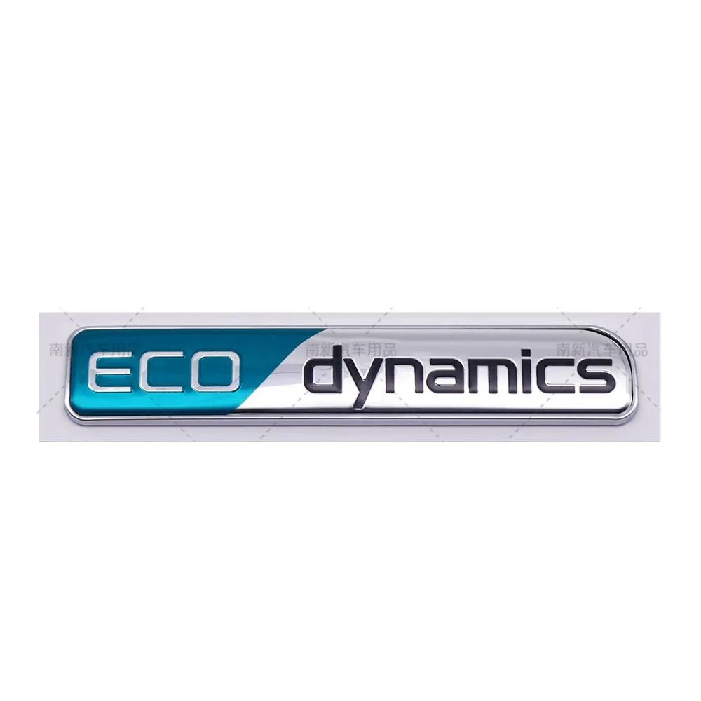 9.8x1.8cm Багажная эмблема автомобиля KIA ECO dynamics из ABS-пластика