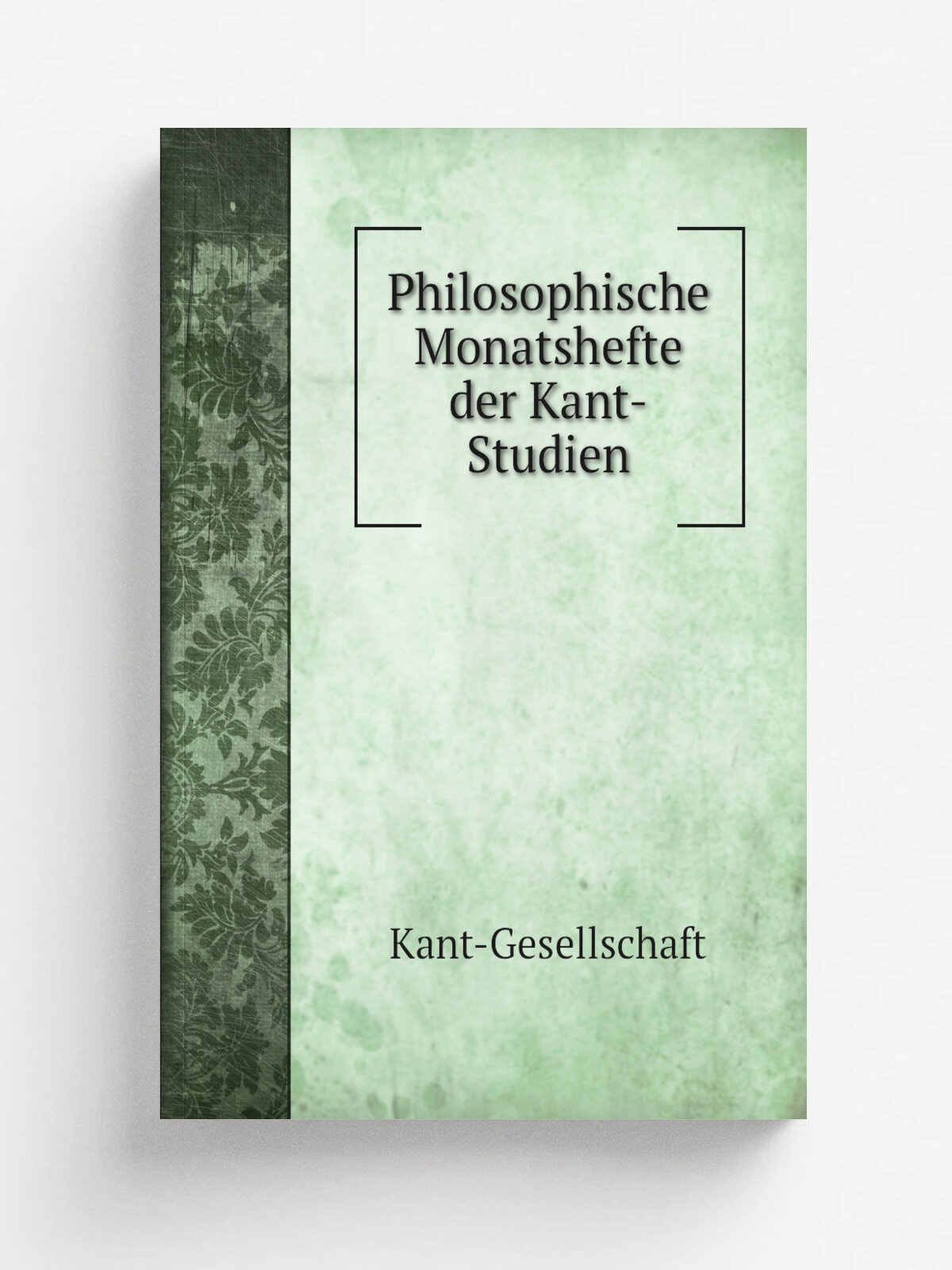 Philosophische Monatshefte der Kant-Studien | Kant-Gesellschaft | Berlin R. Heise | Репринт