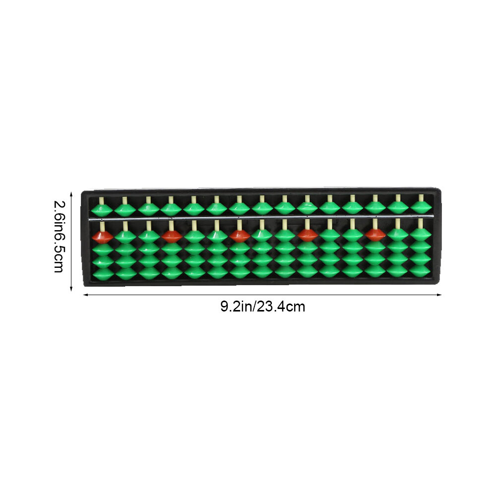 2 Шт Переносные Обучающие Счеты Для Детей Зеленого Цвета 23.4X6.5Cm