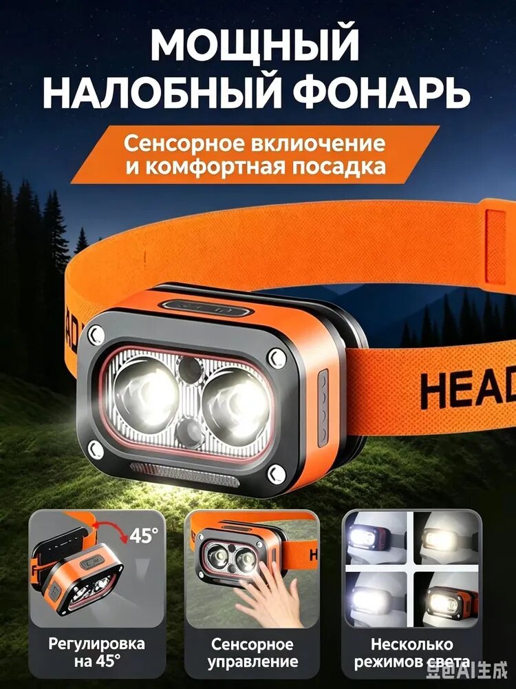 Налобный фонарь — фото 1