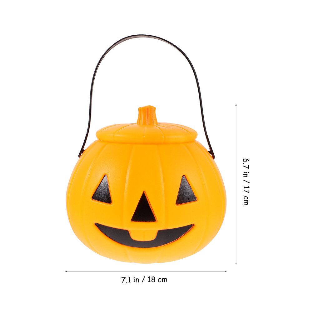 Веселые Канты В 形 Halloween Ведра Для Конфет 2 Штук 18.00X18.00X17.00Cm