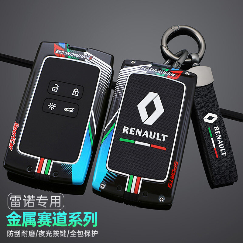 Ключевой держатель для автомобиля Renault A модели в черном цвете одинарной оболочки