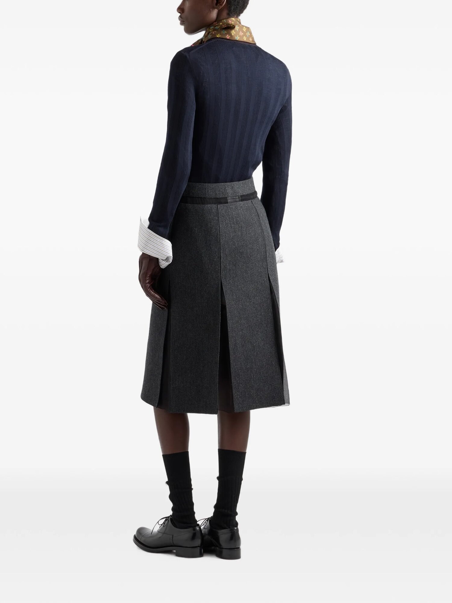Свитер Prada Crew-neck sweater, размер 40, , синий — фото 1