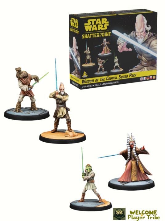 Настольная игра Star Wars: Shatterpoint набор "Мудрость отряда Совета"