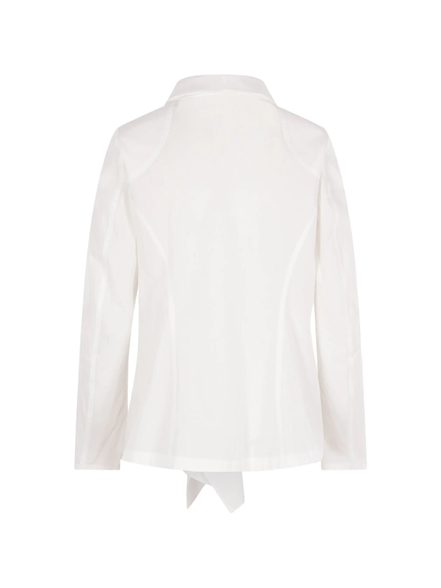 Куртка Yohji Yamamoto Shawl-lapel poplin jacket, размер 42, белый — фото 1