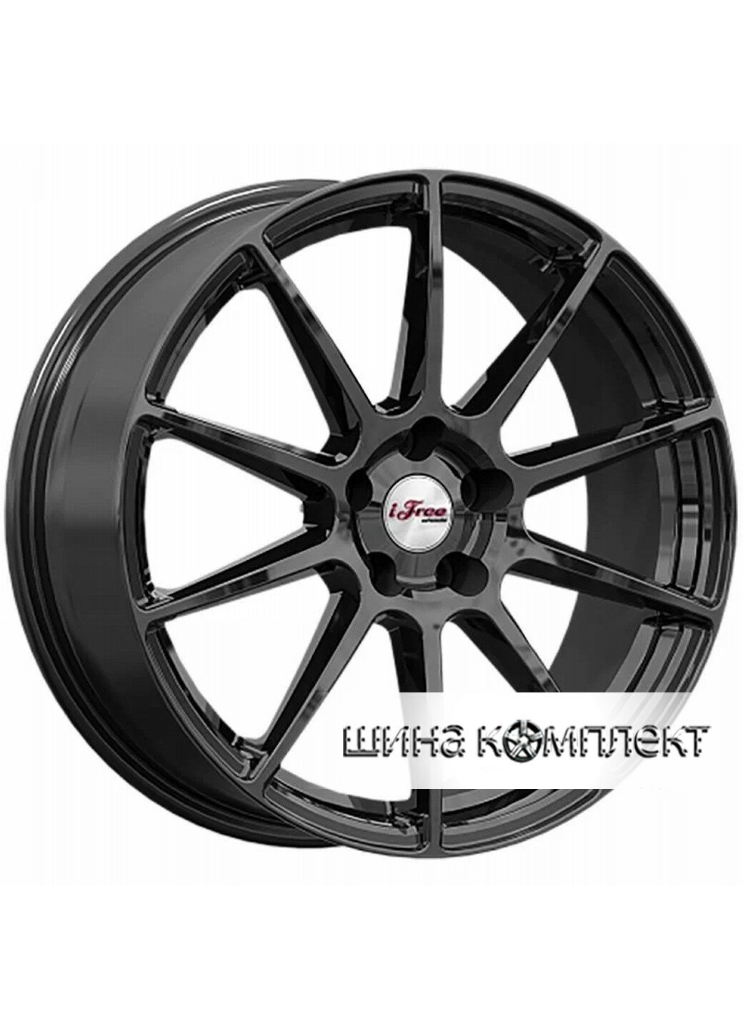 Колесный диск iFree Uno Винзор (КС1008) 7x18 5x114,3 ET37 66,6 BK литой для автомобиля