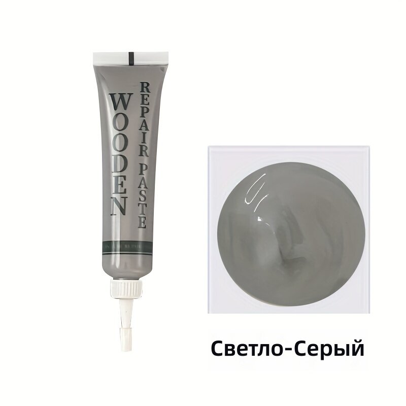 Реставрационный восковой мелок для деревянной мебели, цвет светло-серый №11