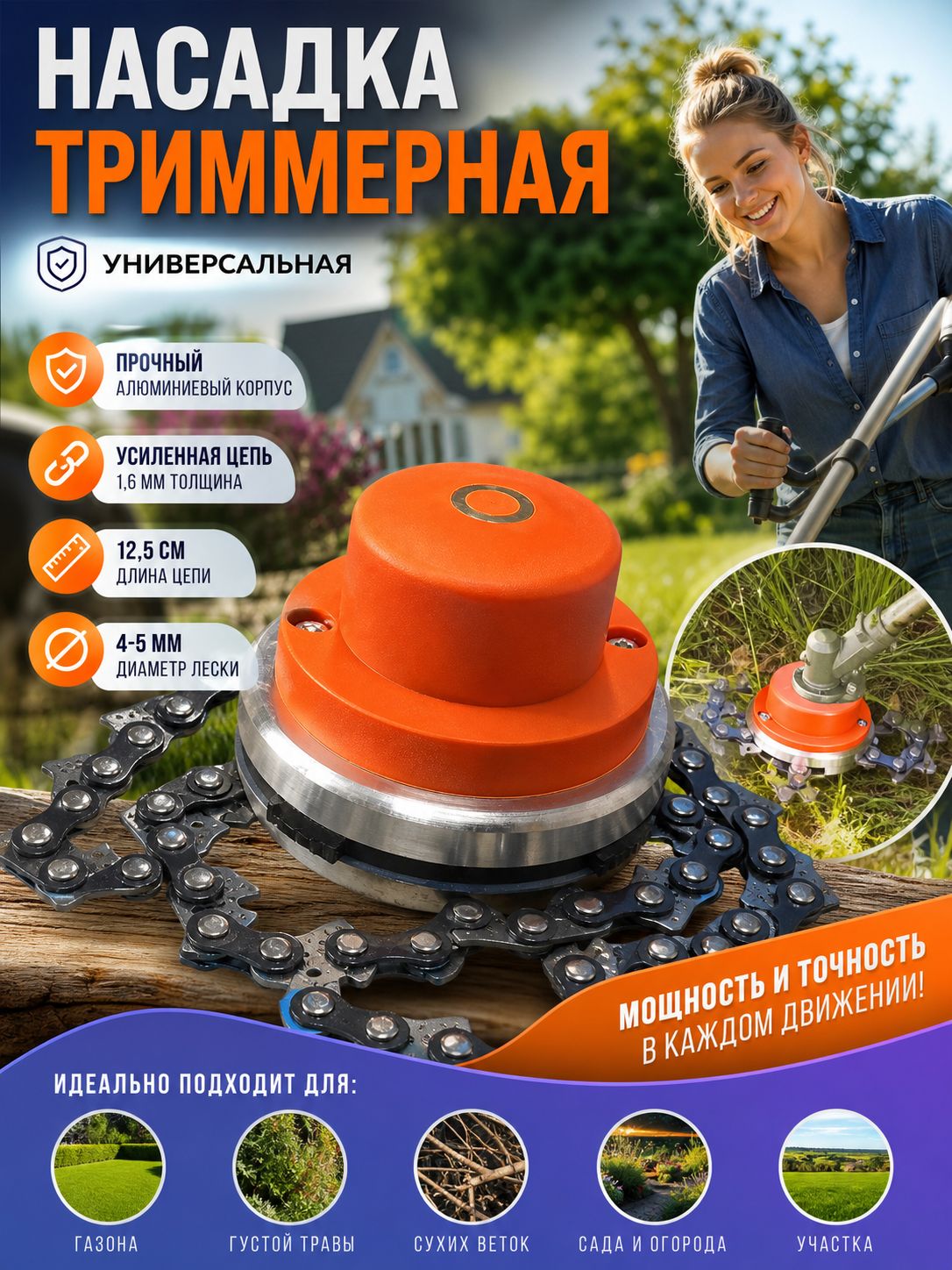 Леска для триммера