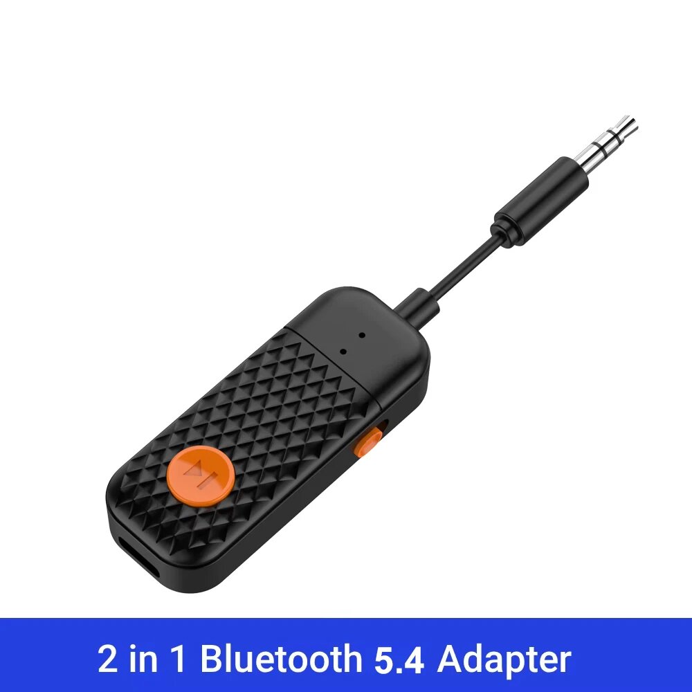 Bluetooth 5.4 2-в-1 аудио адаптер 3.5 мм