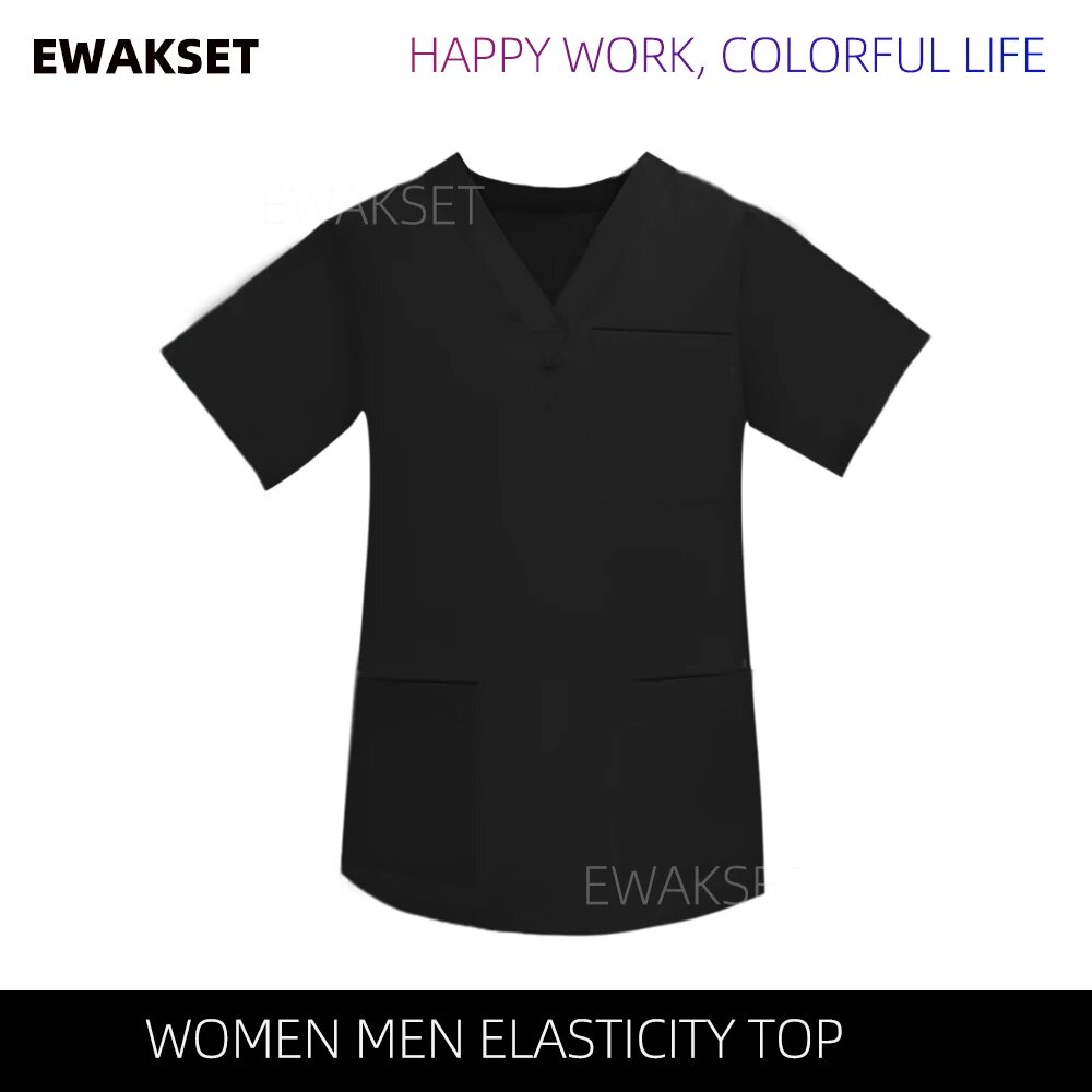 EWAKSET Медицинские халаты из полиэстера и спандекса
