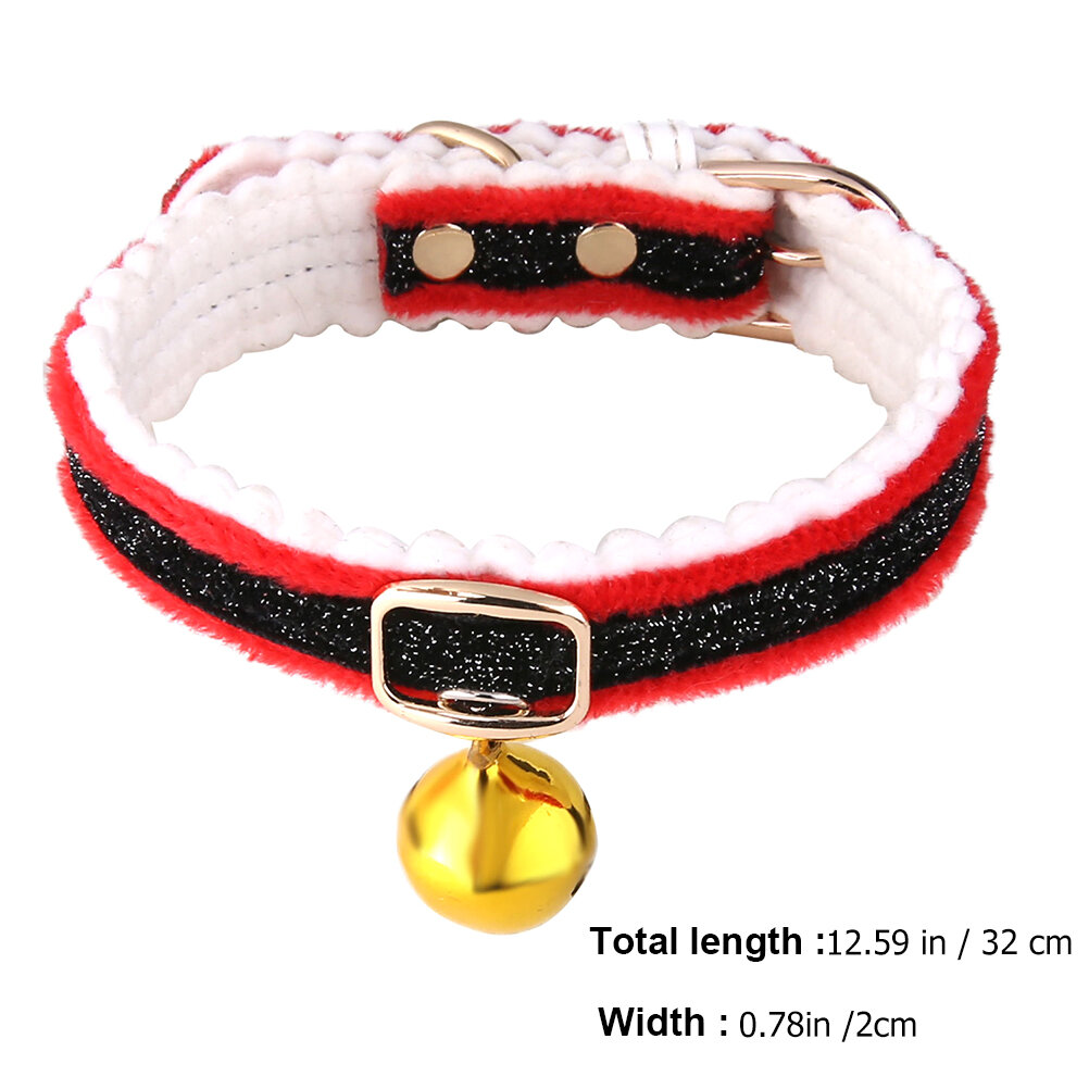 Lovely Cat Pendant Collar Декоративный Собачий Ошейник С Колокольчиком Для Петель 35.00X2.00X0.50Cm