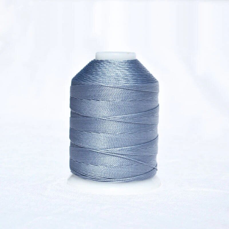 Нейлоновая нить Asmoothread для браслетов 0,2/0,4/0,6/0,8/1 мм 0.2mm 1600m, Синий, grey