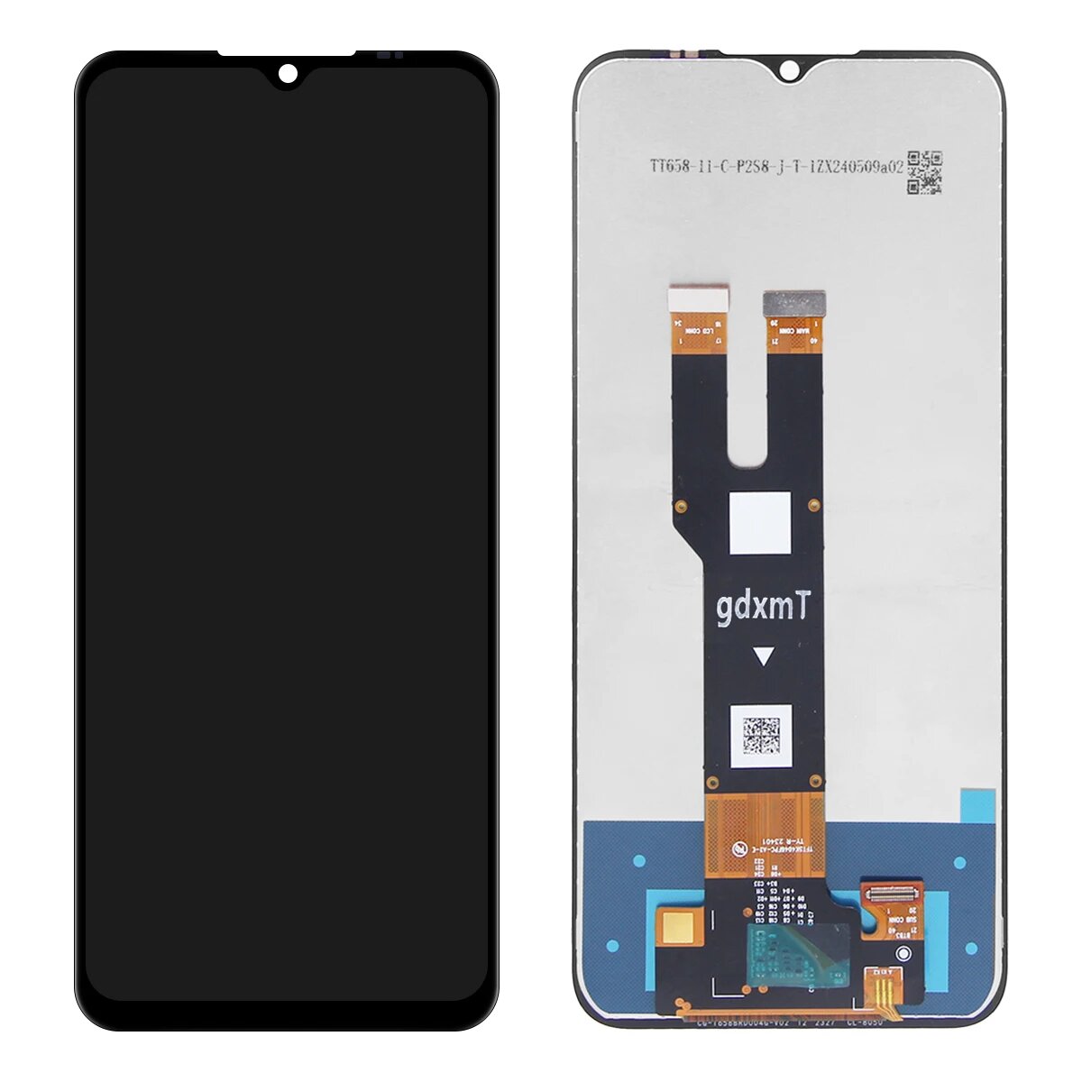 LCD-дисплей для ZTE Axon 50 Lite 8050, сенсорный экран с диджитайзером в сборе для Black No Frame