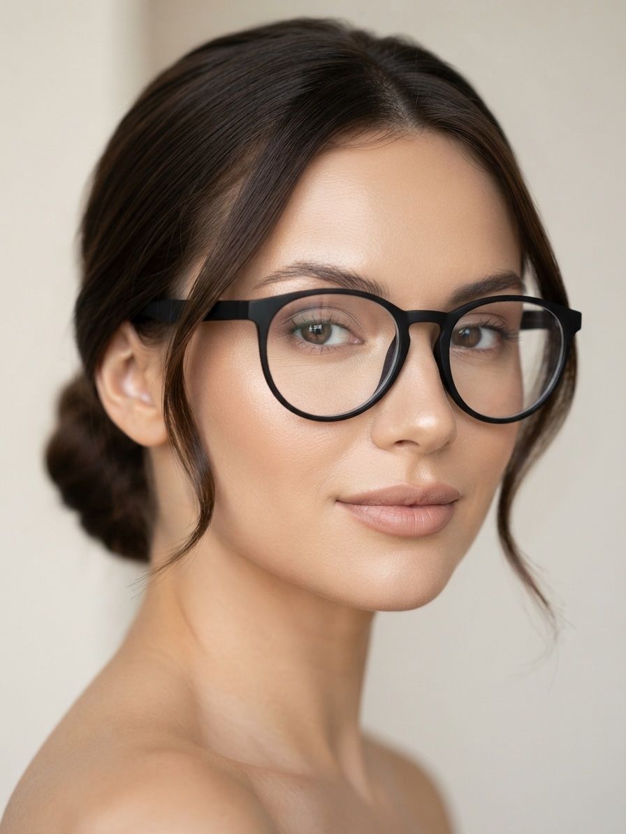 Очки для зрения в прочной пластиковой оправе Fashion Flow -1.75, очки корригирующие