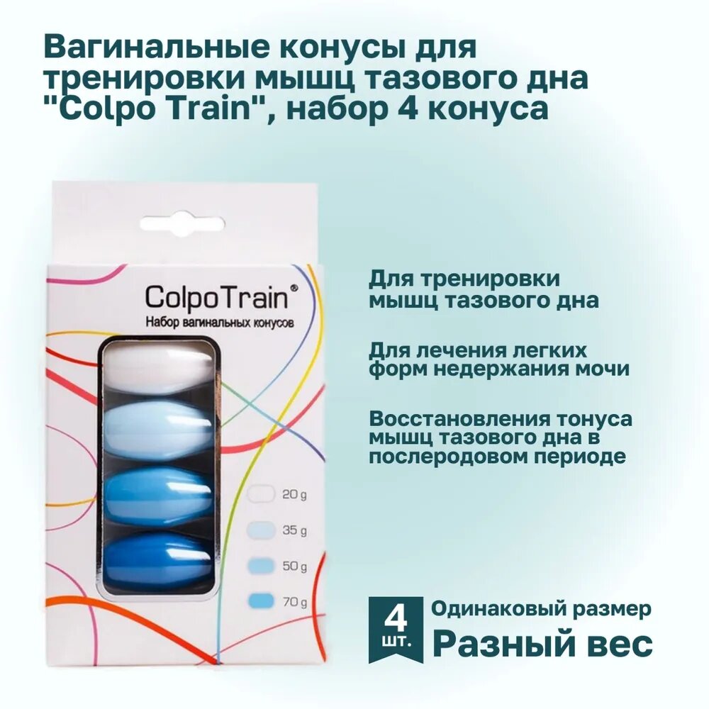 Набор вагинальных конусов ColpoTrain