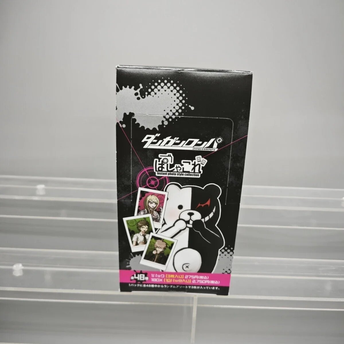 Коллекционная карточка-поляроид Danganronpa WONST Кувата Леон Черный, One box of 10