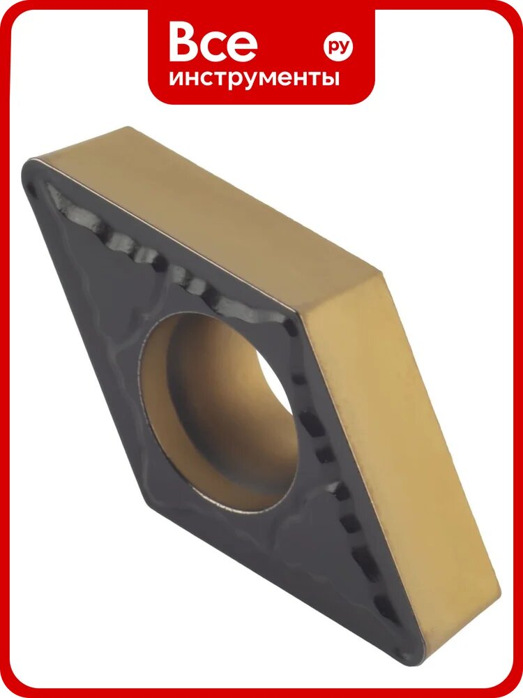 Пластина твердосплавная токарная DCMT11T308-UM CP25A Debever Machining Solutions DCMT11T308UMCP25A