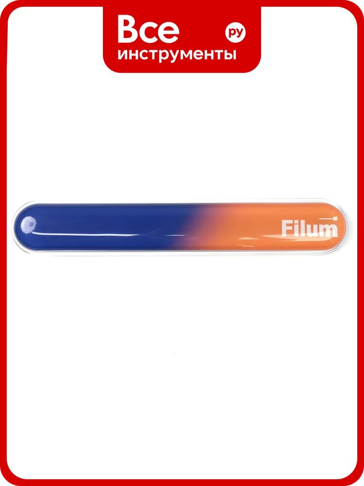 Коврик Filum FL-TGP002 425x70x24мм, гелевая подставка под клавиатуру, 00-01288601