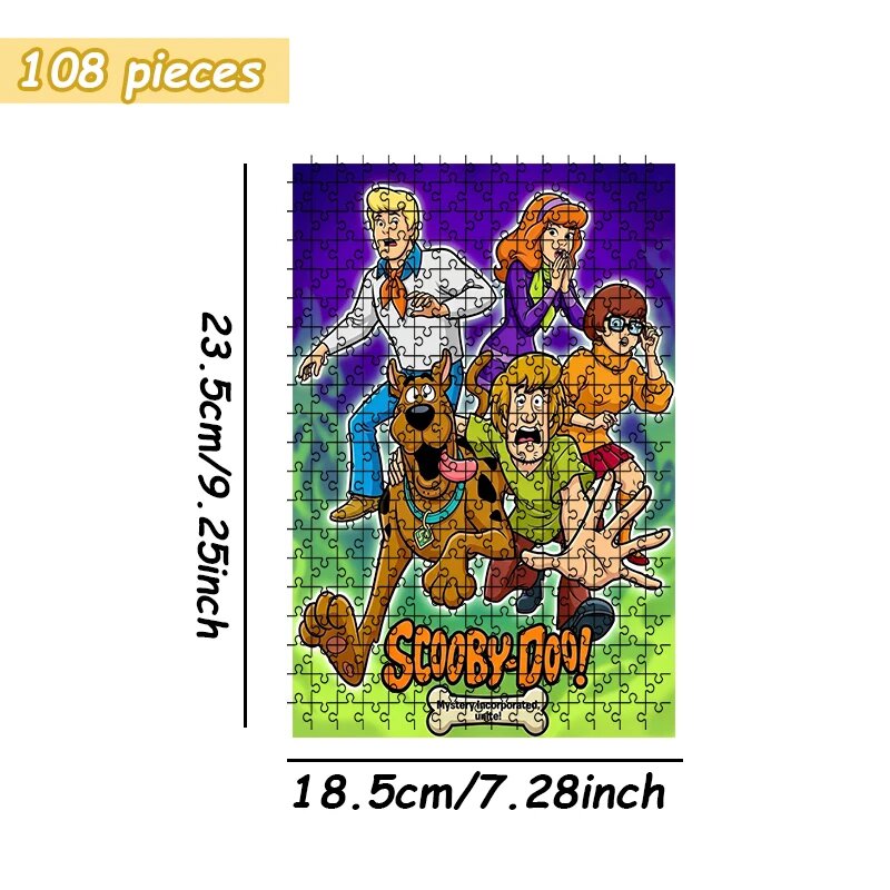 Деревянный пазл Scooby-Doo Mystery Inc. 108/200/300/500/1000 элементов 108pieces