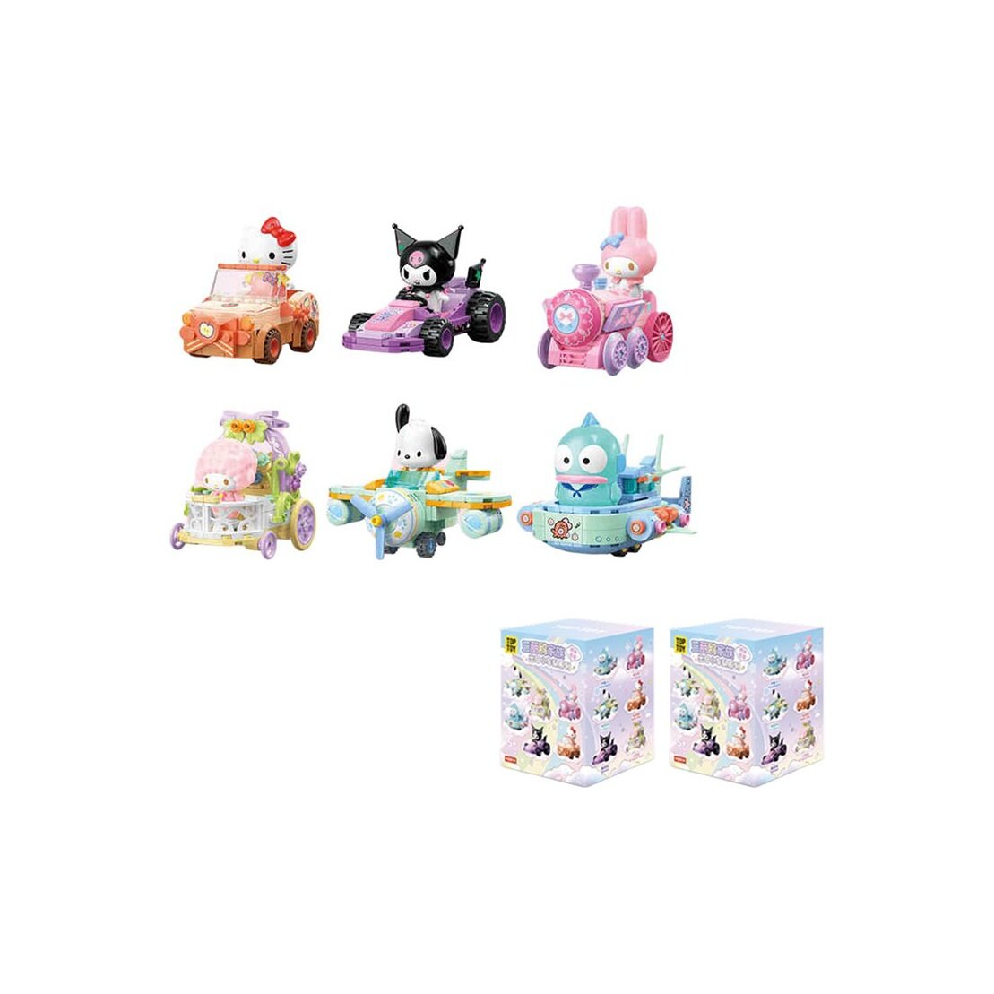 Фигурки-сюрпризы TOP TOY x Sanrio Outrageous Fleet Collection