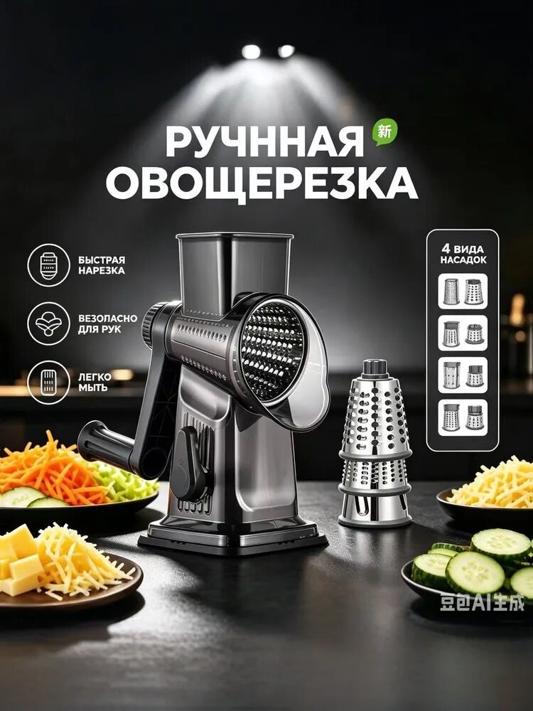 Овощерезка многофункциональная ручная шинковка овощей