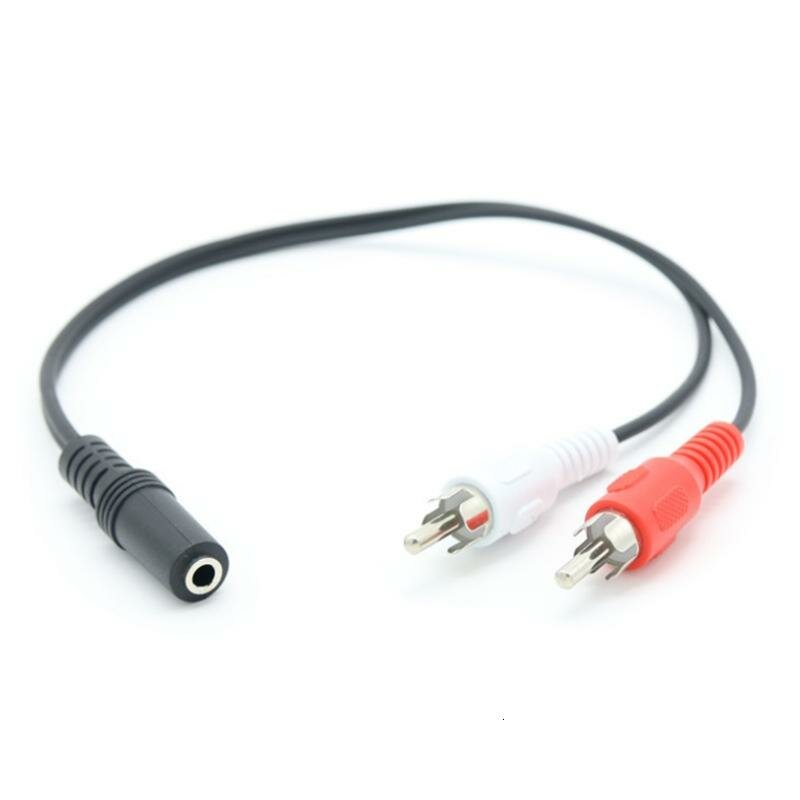 Кабель 3.5 мм стерео на 2 RCA, 59 дюймов
