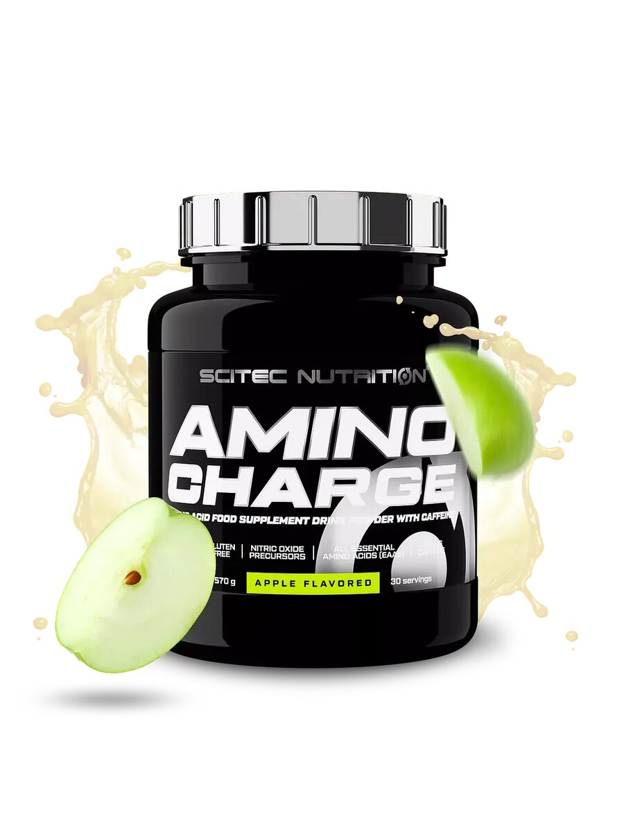 Аминокислоты комплекс Scitec Nutrition Charge bcaa eaa 570 г, Яблоко