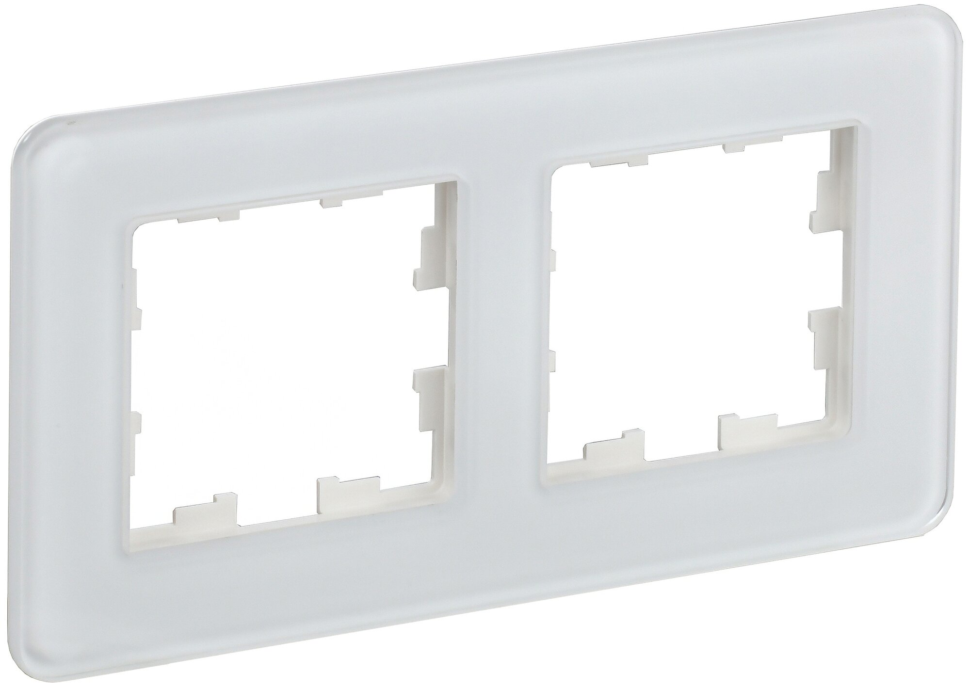 Рамка 2 поста IEK BRITE BR-M22-G-41-K01 белый