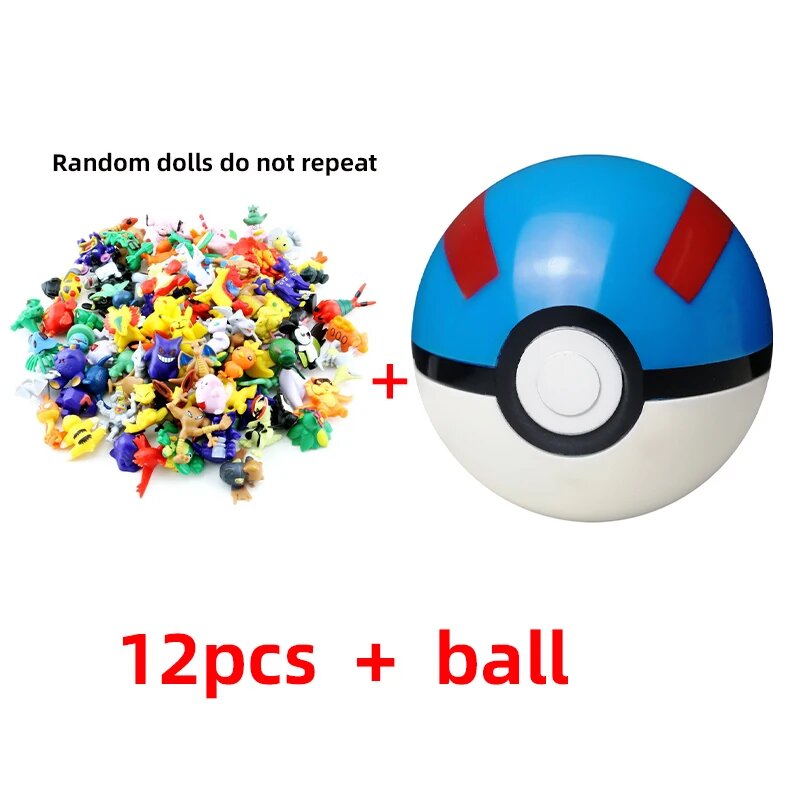 Покебол с фигурками Pokemon 12 шт, цвет 20