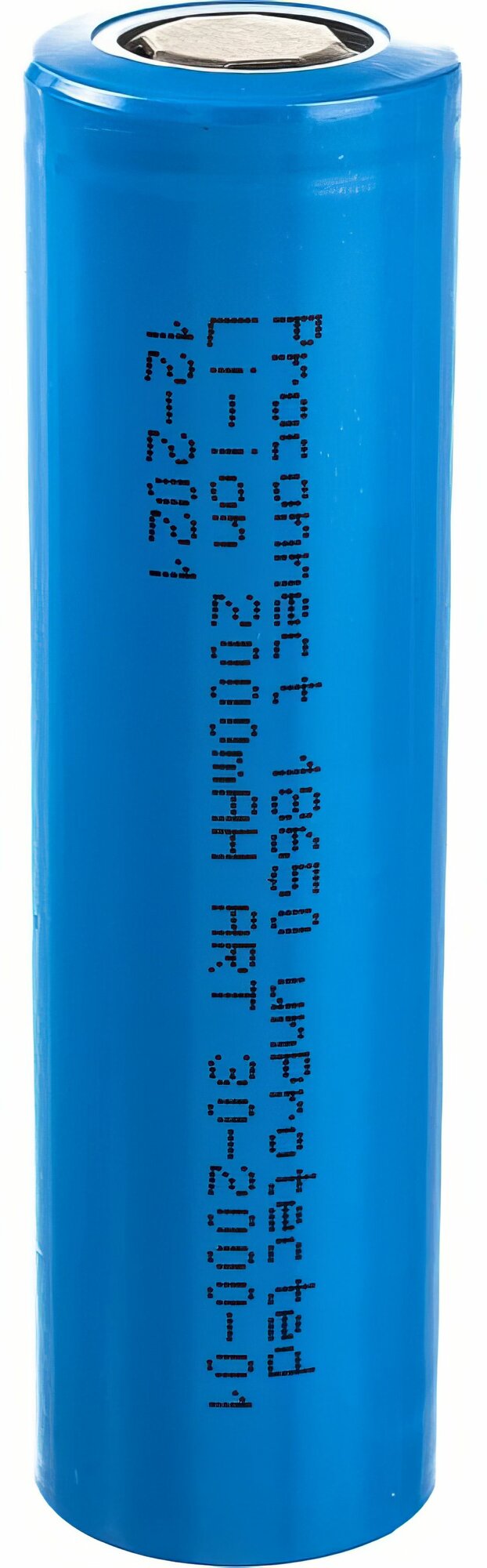 Аккумулятор 18650, unprotected, Li-ion, 2000 mAH PROCONNECT 30-2000-01