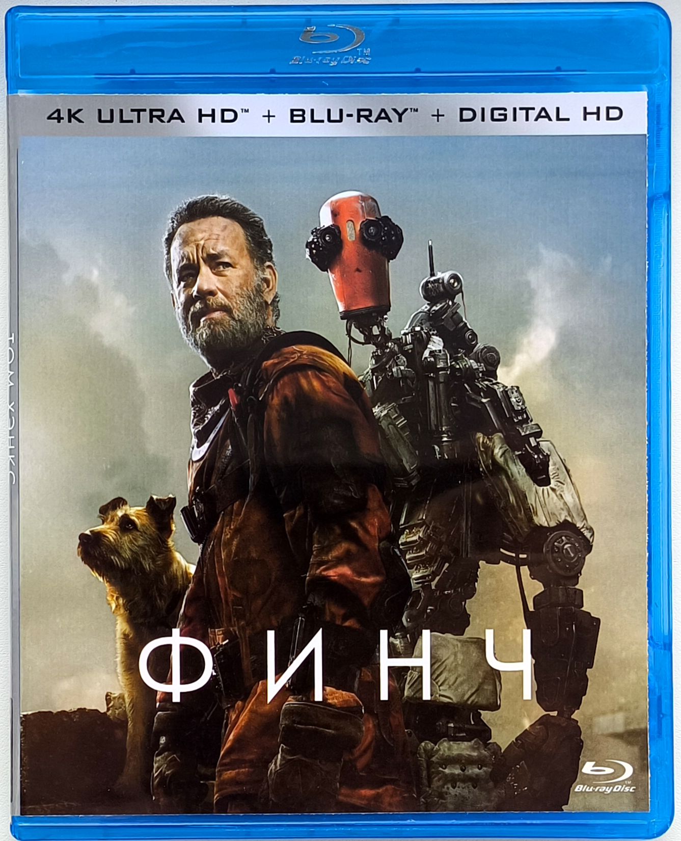4K Ultra HD Blu-ray. Финч. Фильм 2021 года. Драма, фэнтези, роботы.