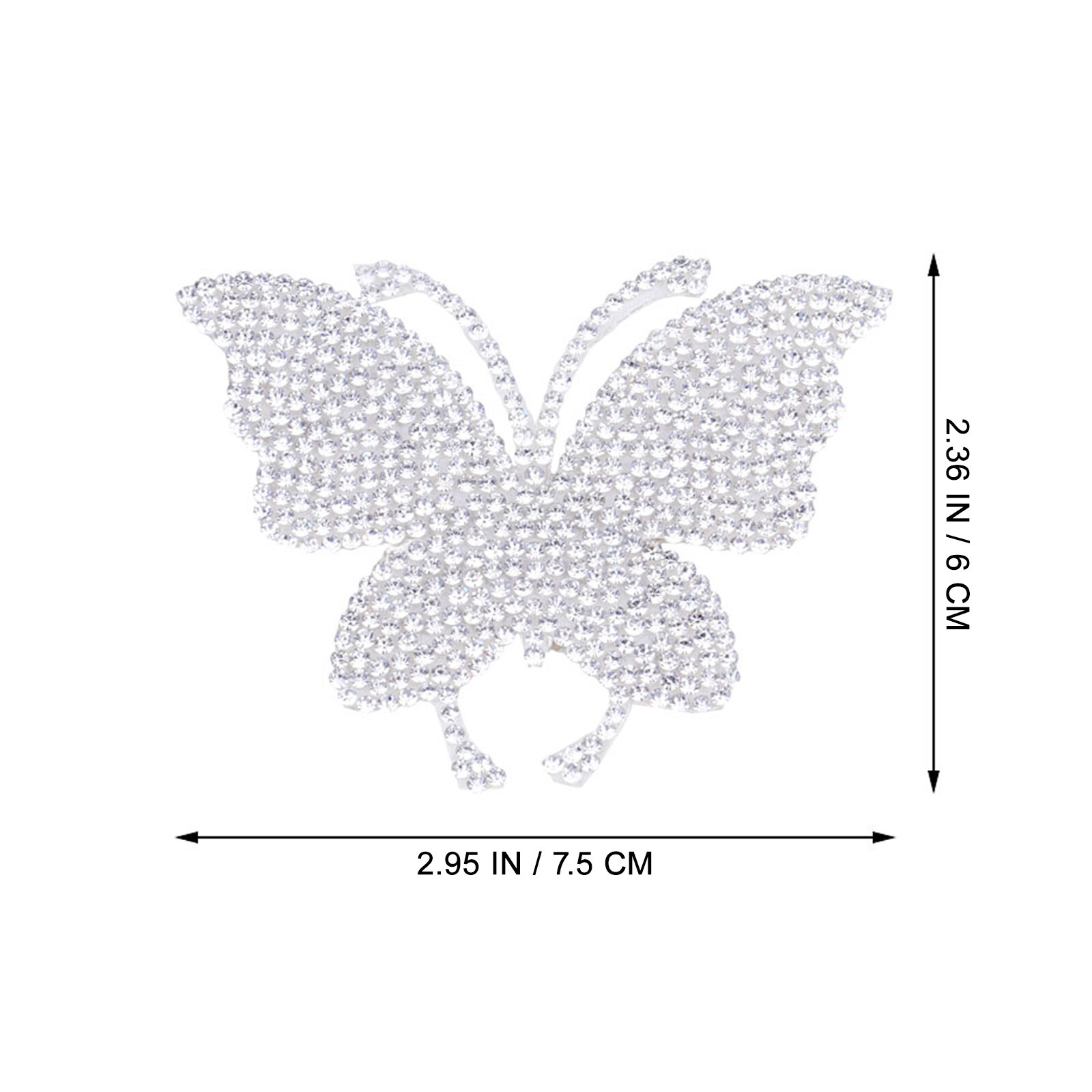 Стикер Rhinestone Для Авто 1 Шт Бампер Окно Ноутбук Багажник Украшение 6*7.2Cm