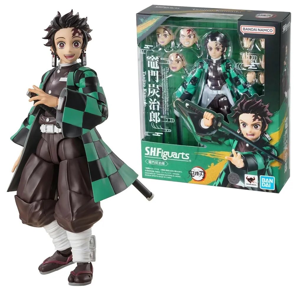 Экшн фигурка Bandai S.H.FIGUARTS Истребитель демонов, Тандзиро Камадо, SHF 14 см