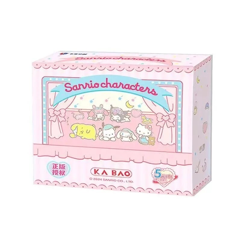 Коллекционная карточка и игрушка KABAO Sanrio Kuromi Hello Kitty My Melody 1Box(60Pcs Cards)1