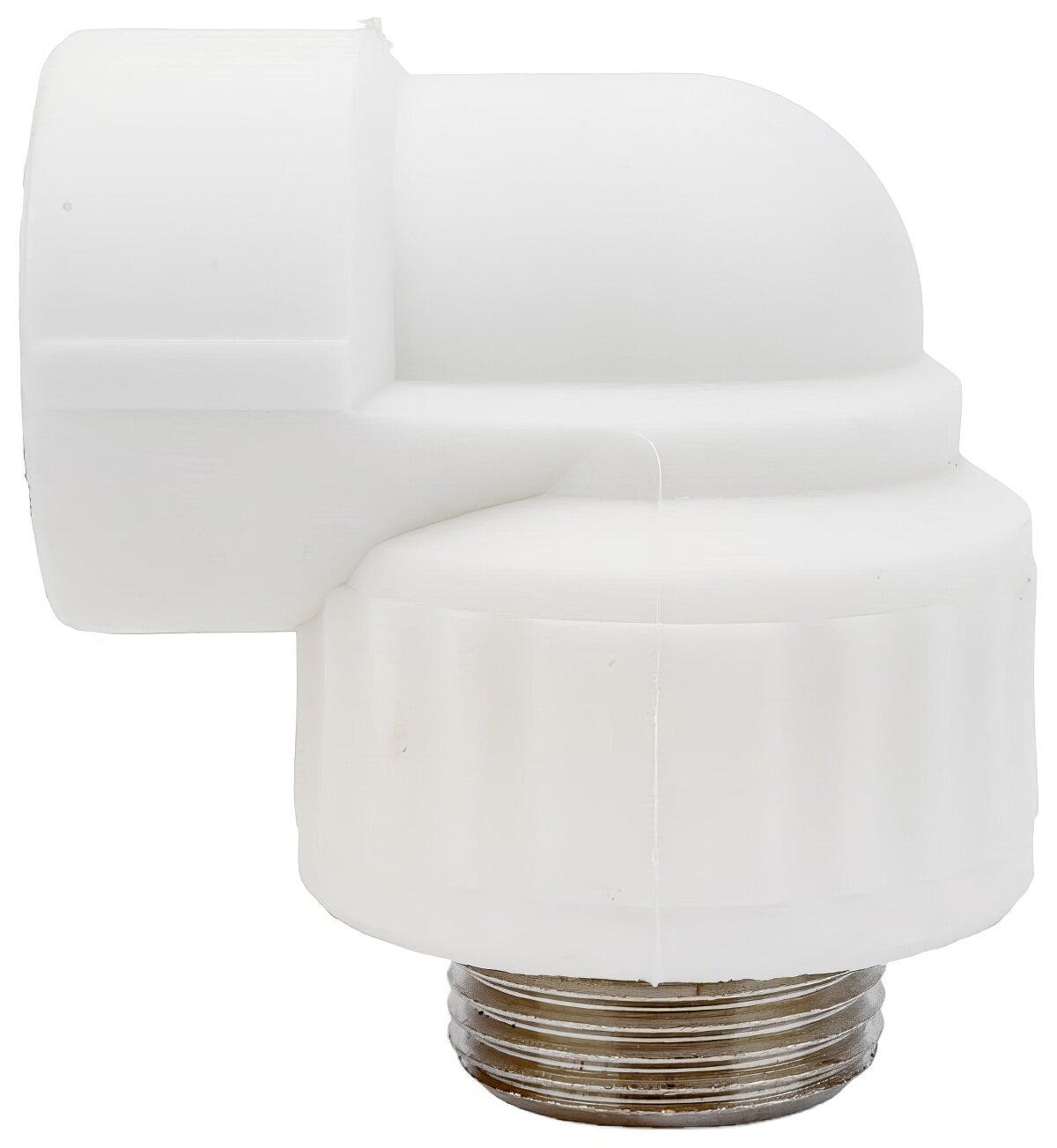 Комбинированный угольник VALFEX PP-R белый, 25х3/4 дюйма НР 10126025 127-0595