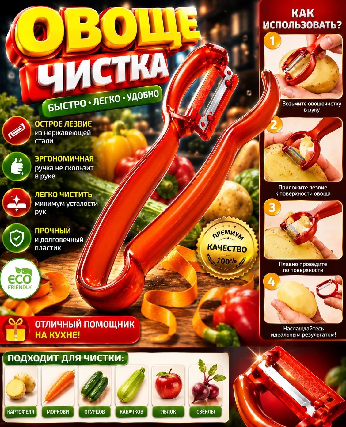 Овощечистка — фото 1