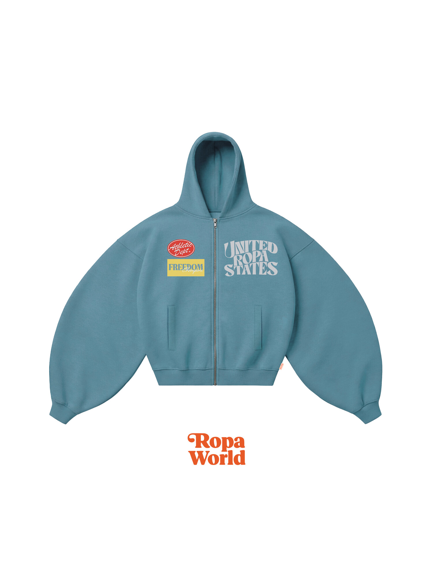 Худи Ropa World Зип Укороченное "Champions"