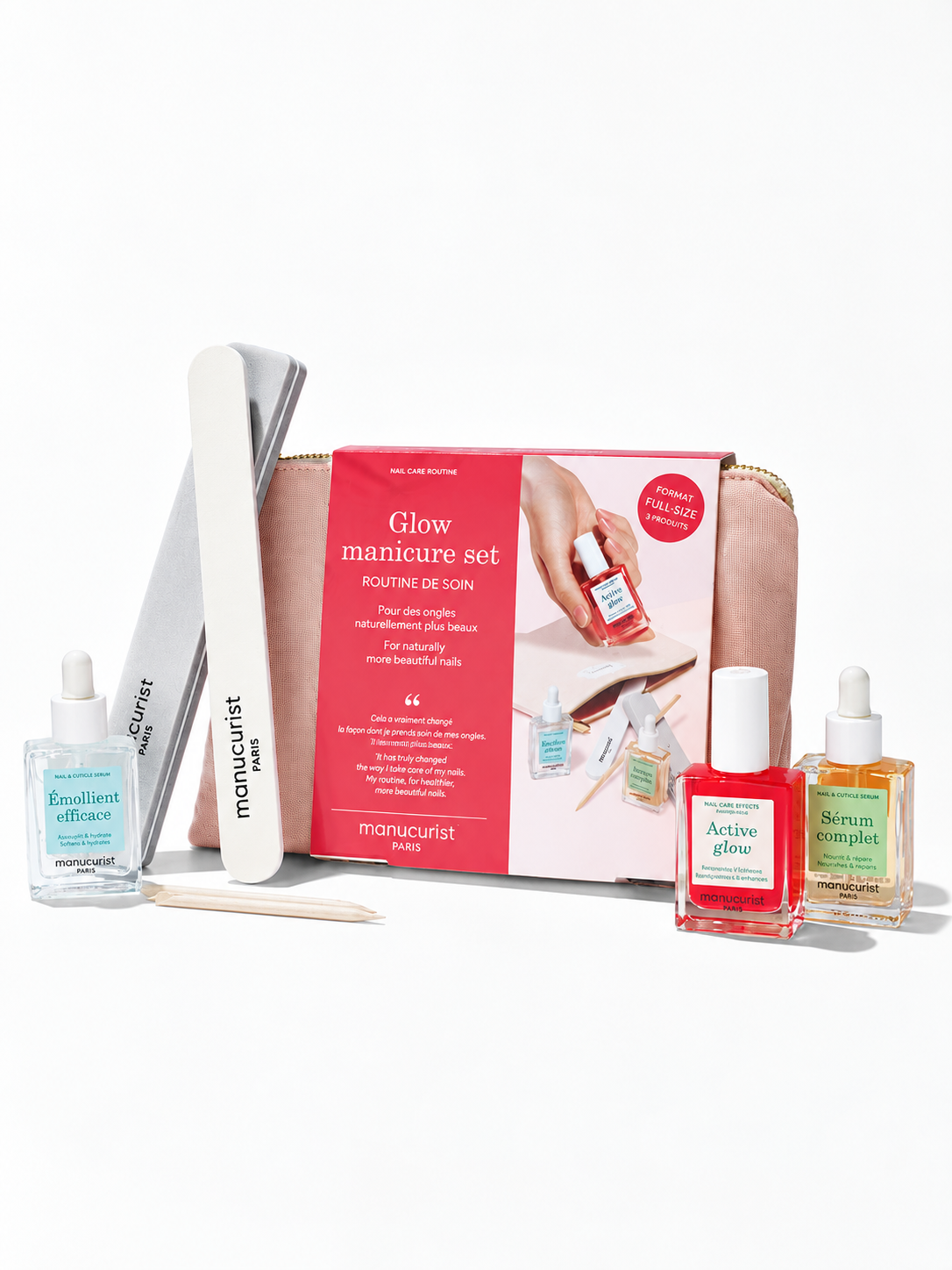 Набор для ухода за ногтями Manucurist Care Glow Manicure Set