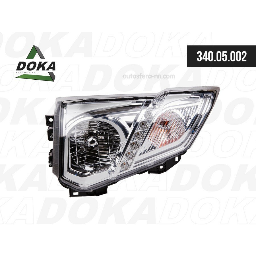 DOKA 34005002 Фара головного света правая \Применяемость: ГАЗ Валдай Next/FOTON Ollin CTS