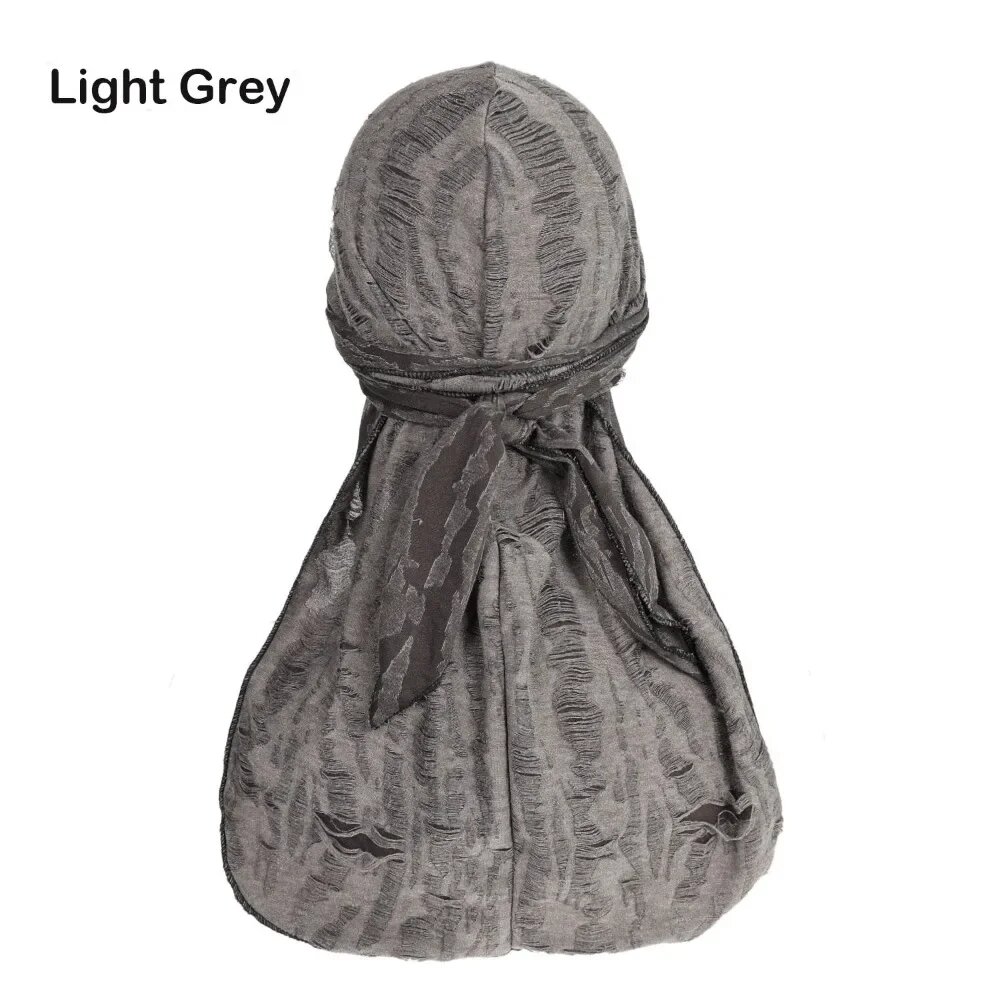 Светло-серая бандана Durag