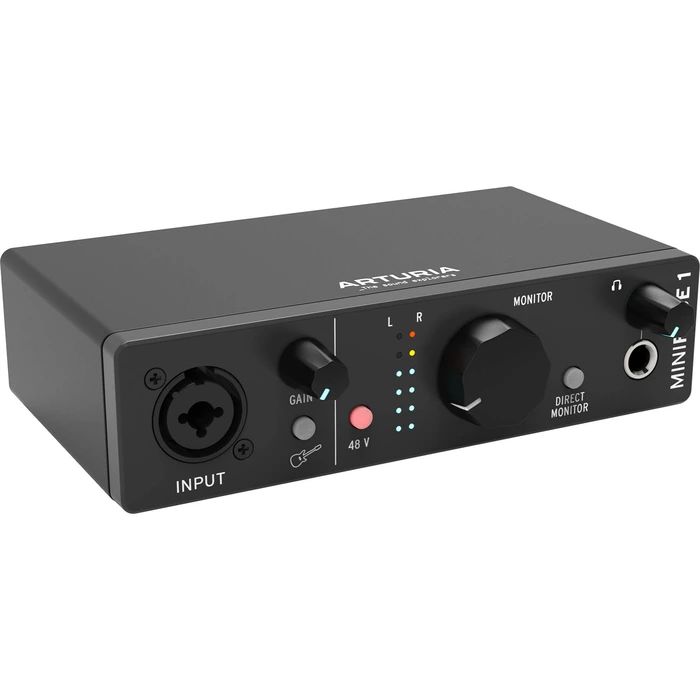 Arturia MiniFuse 1 Black Компактный звуковой USB интерфейс