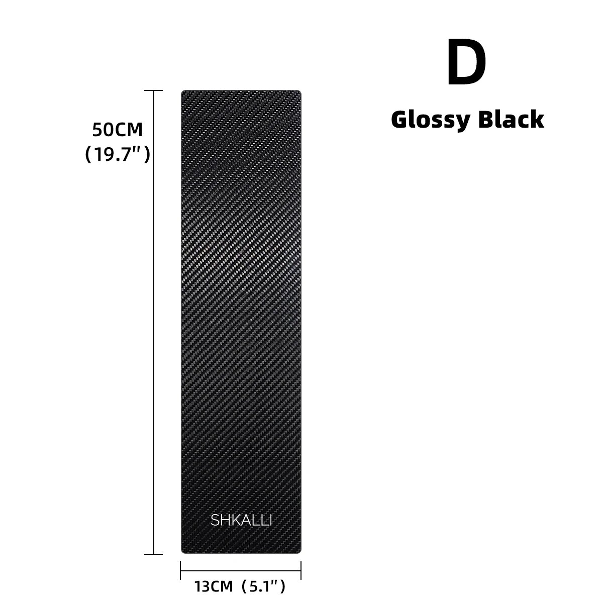 Доска для балаяжа SHKALLI Glossy Black 50х13 см