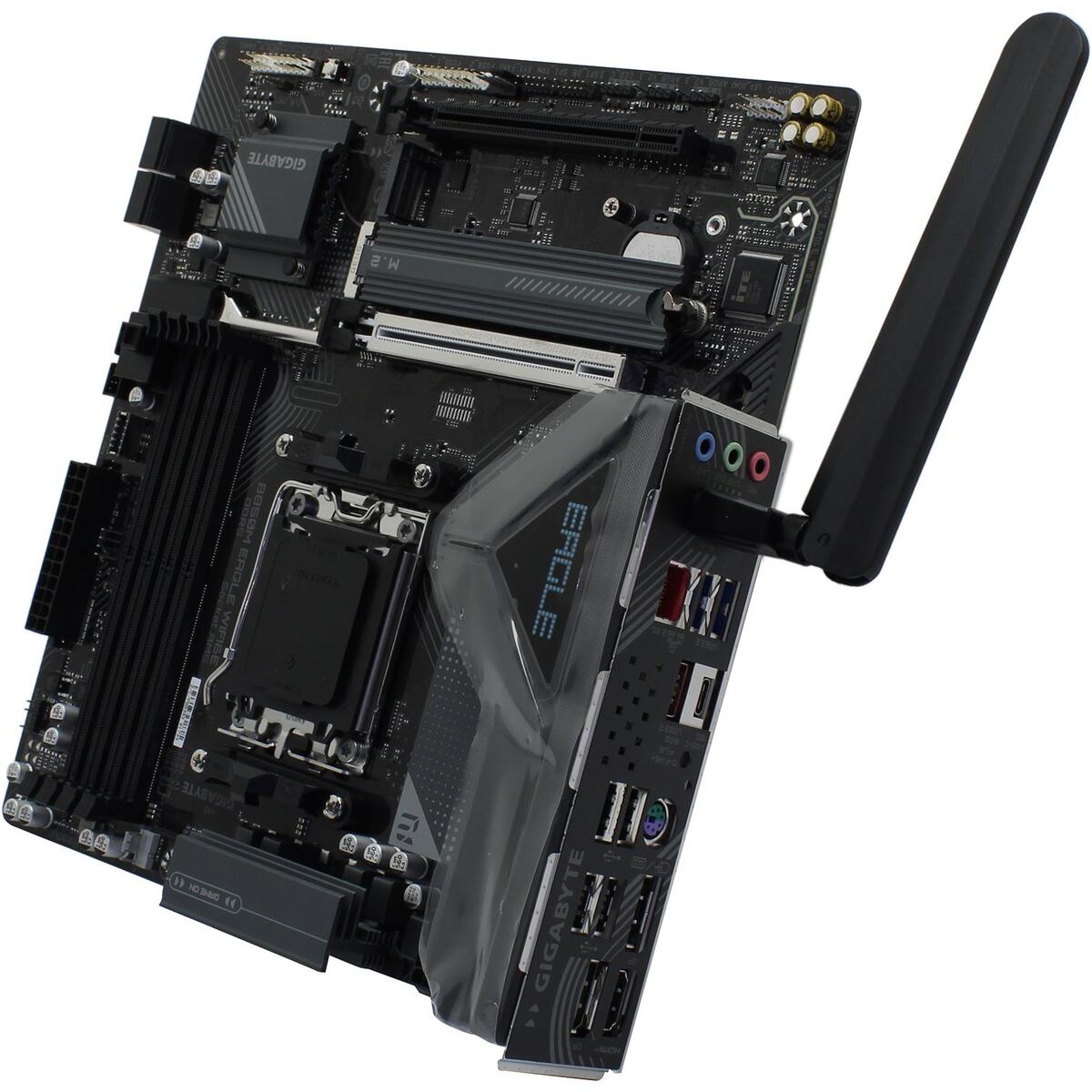 GIGABYTE B850M EAGLE WF6E (RTL) AM5 B850 2xPCI-E HDMI+2xDP 2.5GbLAN+WiFi+BT SATA RAID MicroATX 4DDR5 — фото 1