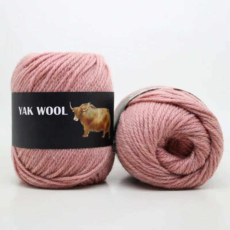 Шерстяная пряжа DK для вязания 100г 04 Dark Pink-04