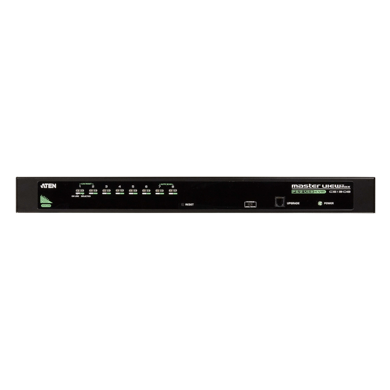 KVM-переключатель Aten 1 local user, на 8 ПК, 19 дюймов CS1308