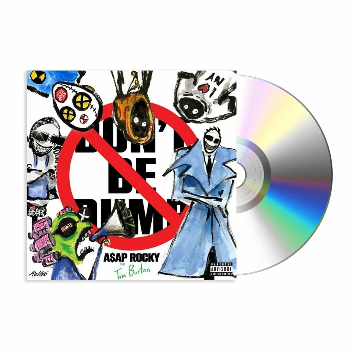 Музыка CD A$AP Rocky - Don't Be Dumb